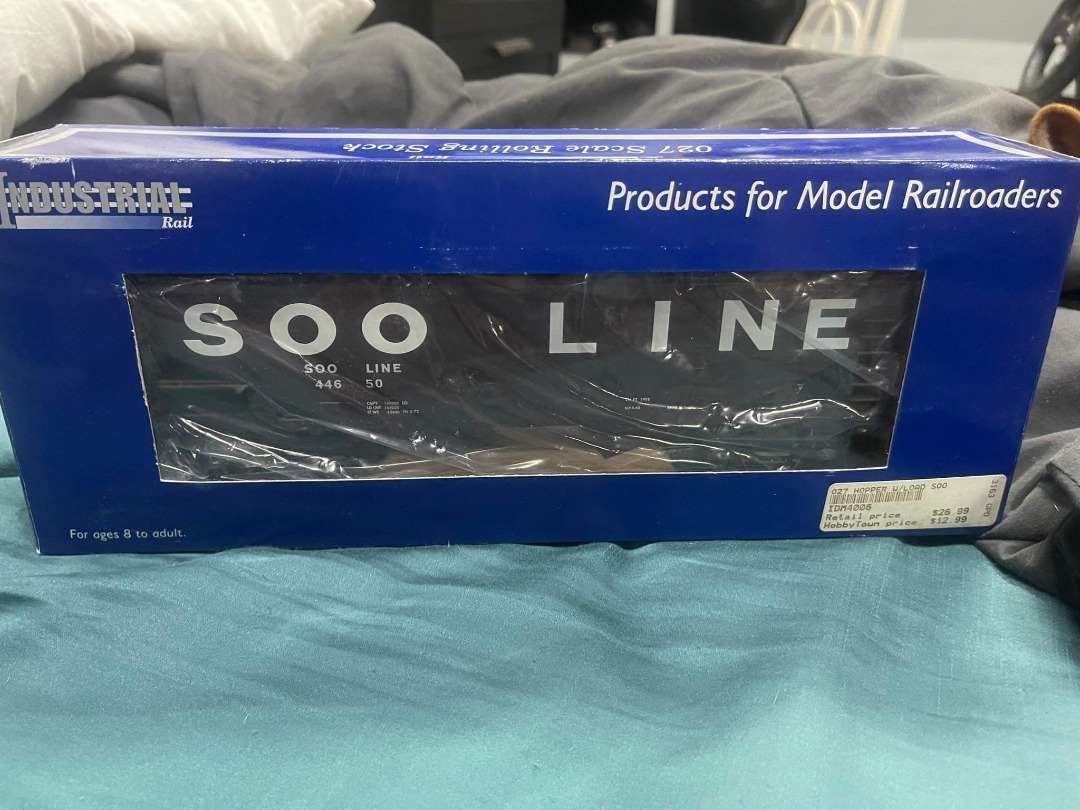 Vintage Industrial Rail Rolling Stock - 027 IDM 4006 Hopper W/ Load Soo ...