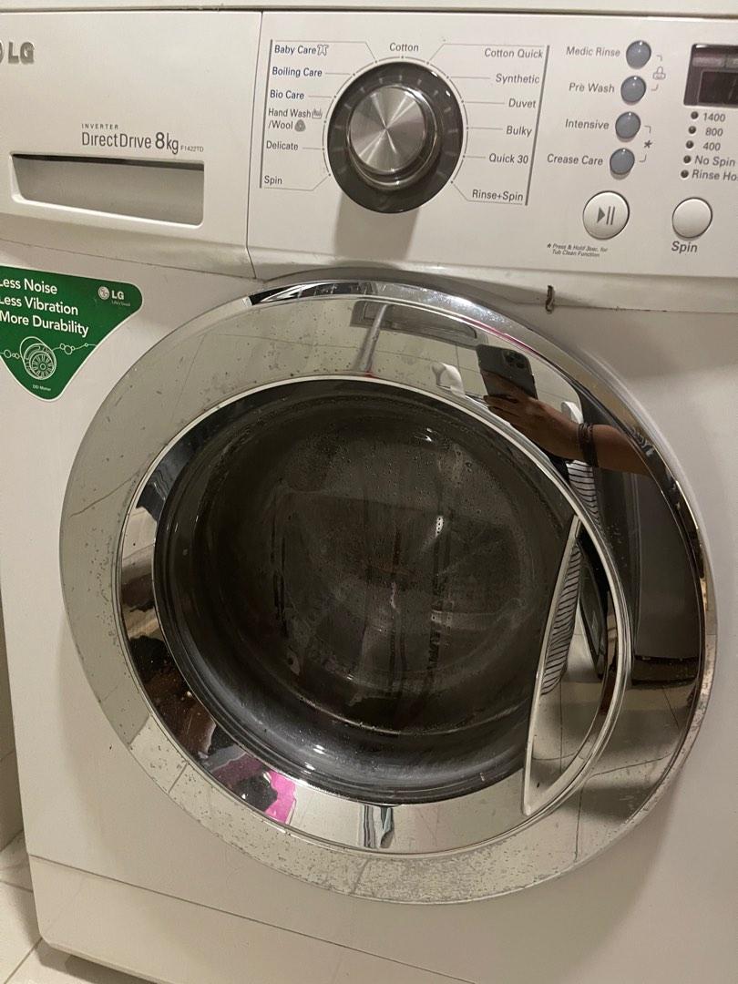 Washing Machine LG inverter Direct Drive 8KG, TV & Home Appliances ...
