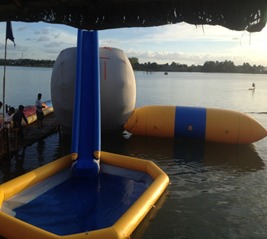 Water Island (Set Of Water Slide, Blob and Inflatable Swimming Pool ...