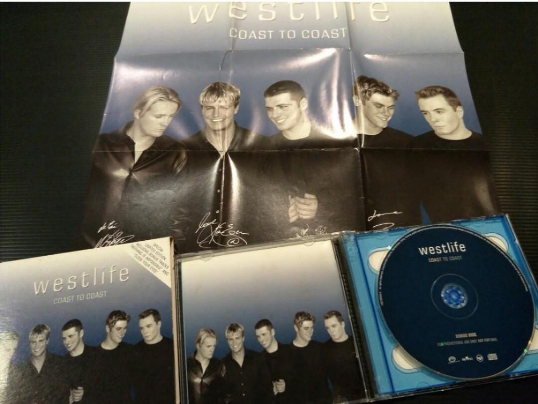 Westlife CD Album Coast to Coast, Hobbies & Toys, Music & Media, CDs ...