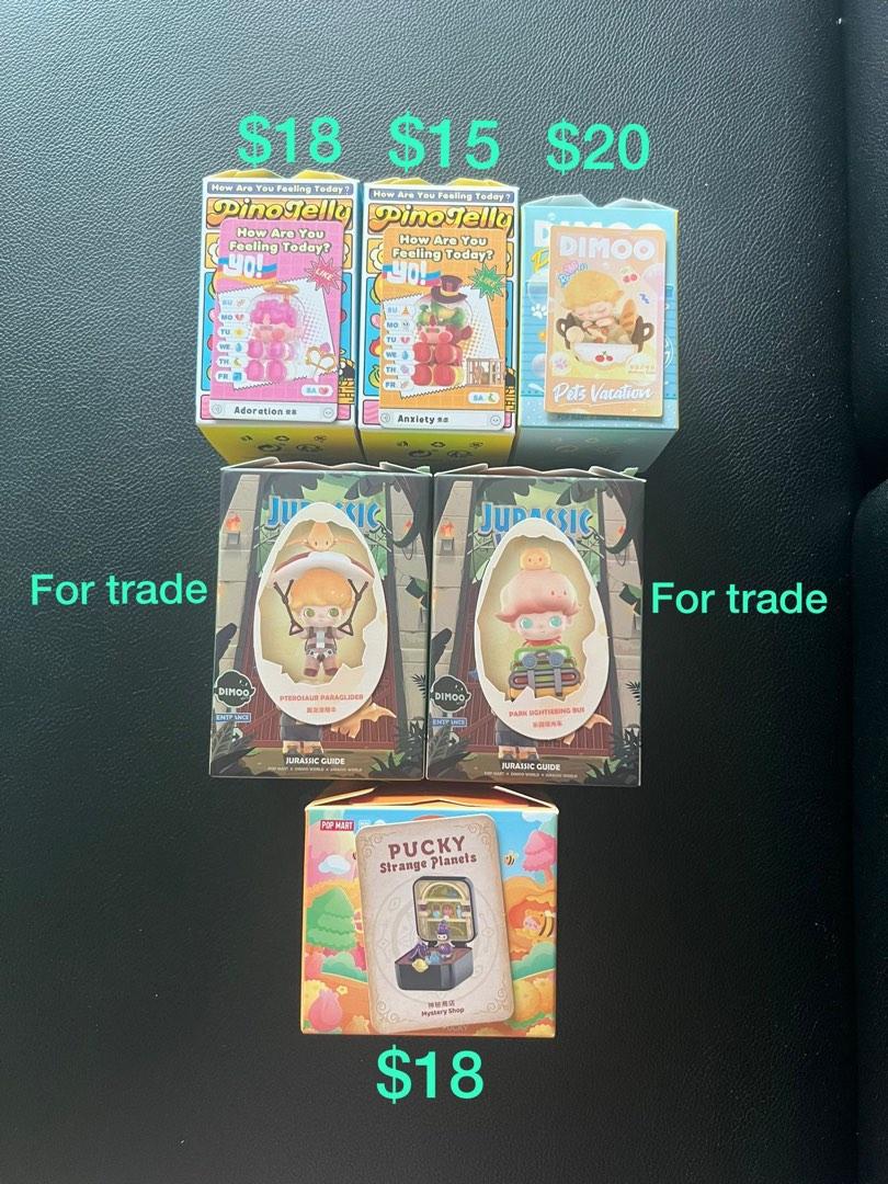 [WTT/WTS] Popmart Pino Jelly How are you feeling today?, Dimoo Jurassic ...
