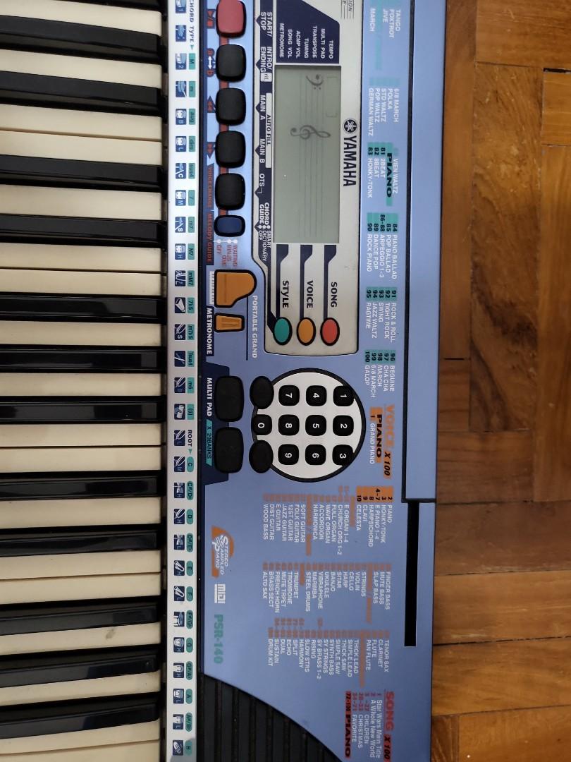 Yamaha Keyboard PSR 140, Hobbies & Toys, Music & Media, Musical ...