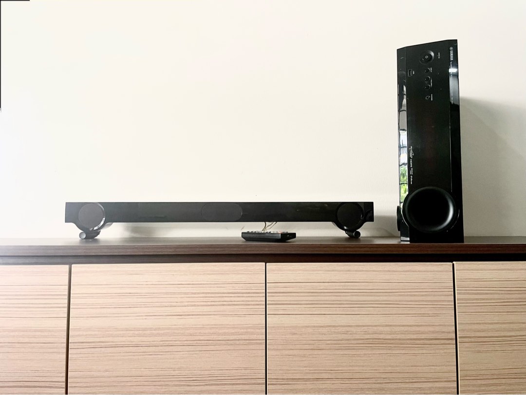 Yamaha SR-301 Soundbar and subwoofer, Audio, Soundbars, Speakers & Amplifiers on Carousell