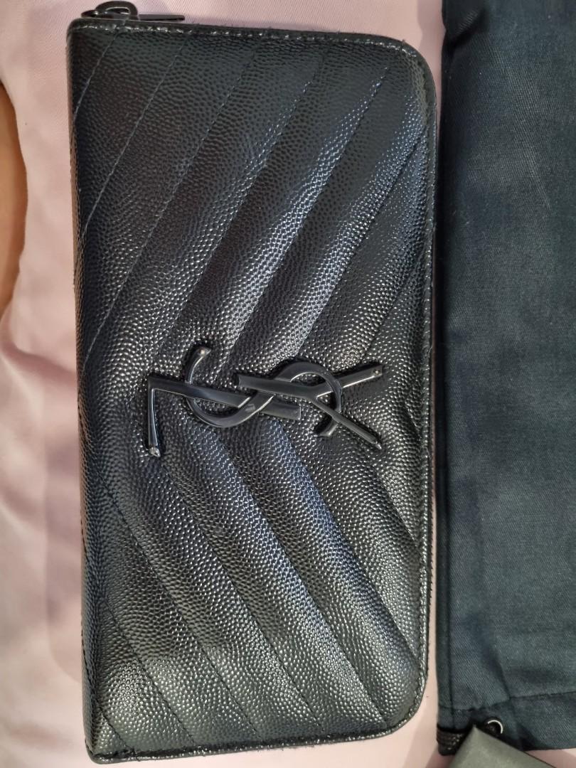 YSL Zip Around Wallet, Luxury, Bags & Wallets on Carousell