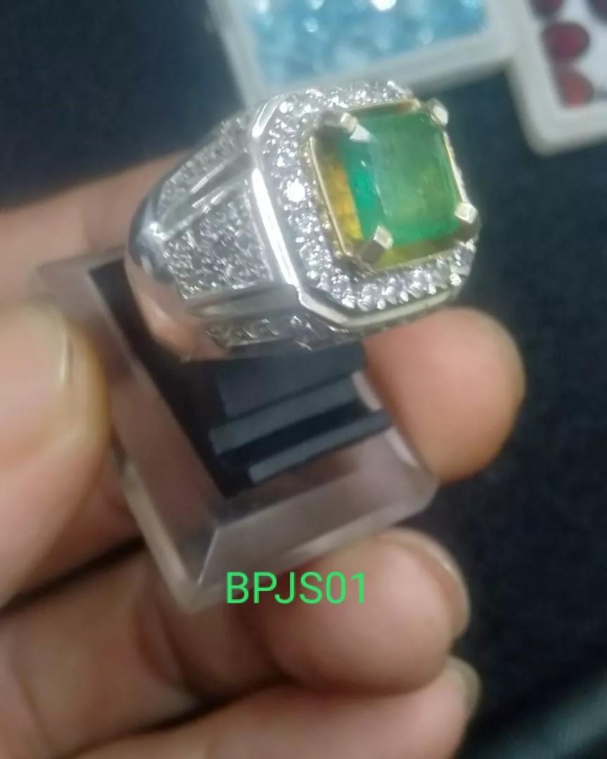 Zamrud Colombia sertifikat ASLI, Barang Mewah, Aksesoris di Carousell