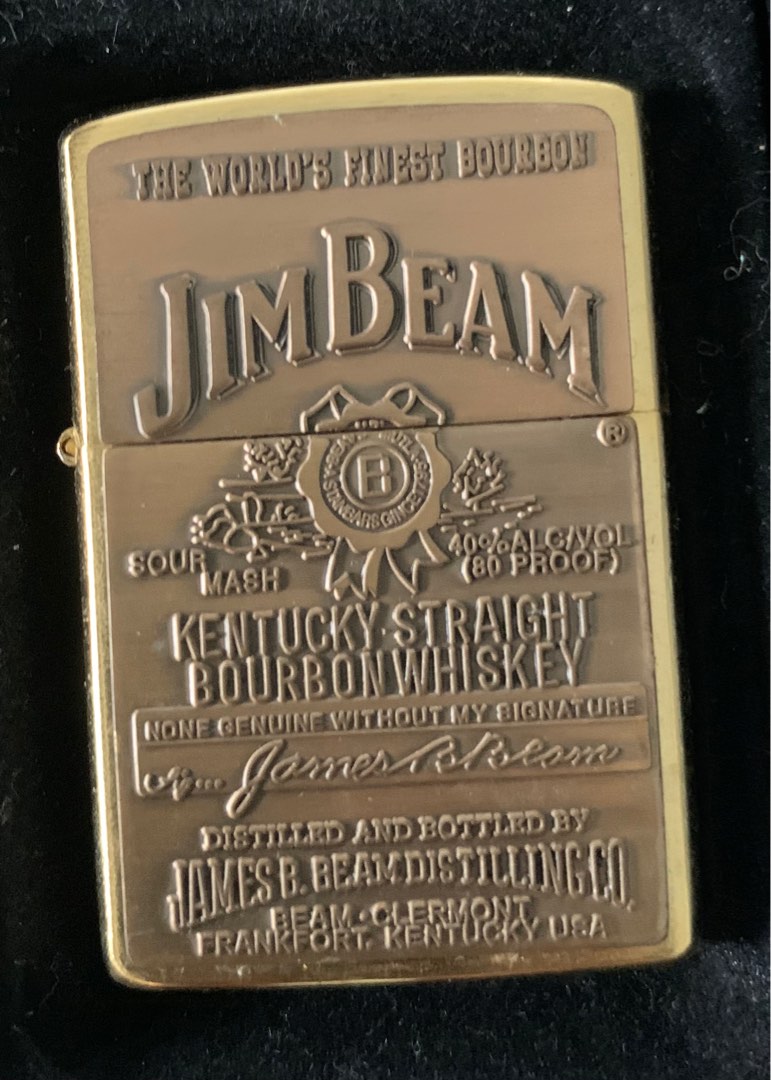 Zippo Lighter JIM BEAM, Hobbies & Toys, Memorabilia & Collectibles ...
