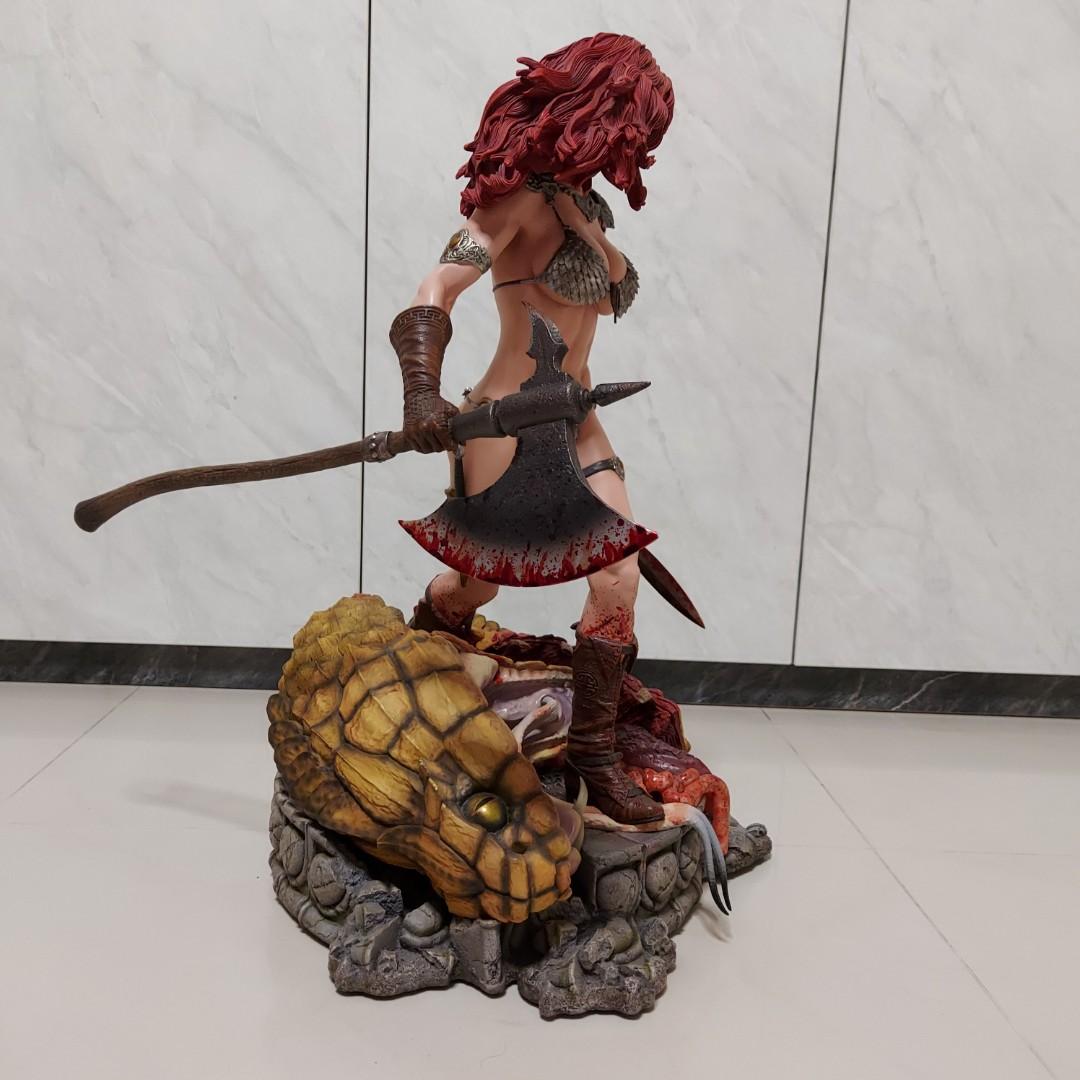 1/4 exclusive Red Sonja Statue, Hobbies & Toys, Toys & Games on Carousell