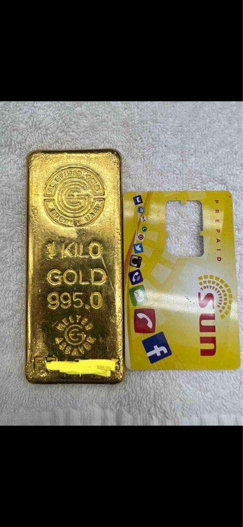 1KG, 995.0 GOLD BAR, Men's Fashion, Watches & Accessories, Jewelry on ...