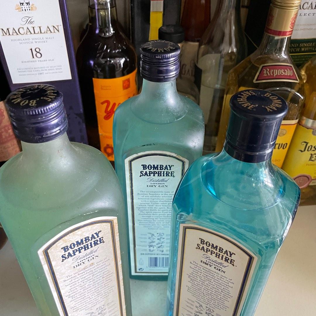 1L Bombay Sapphire Gin London Dry 47% ABV 1000ml, Food & Drinks ...