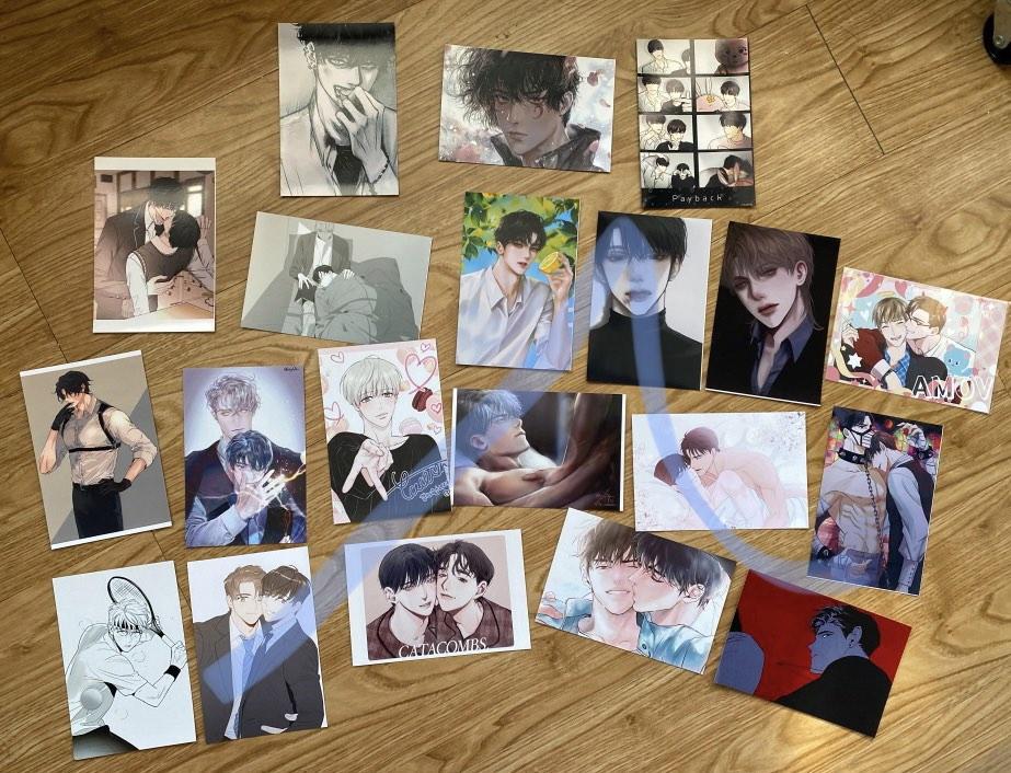 20 pcs. Assorted BL Pbox Print Set [BL manhwa, boys love], Hobbies ...