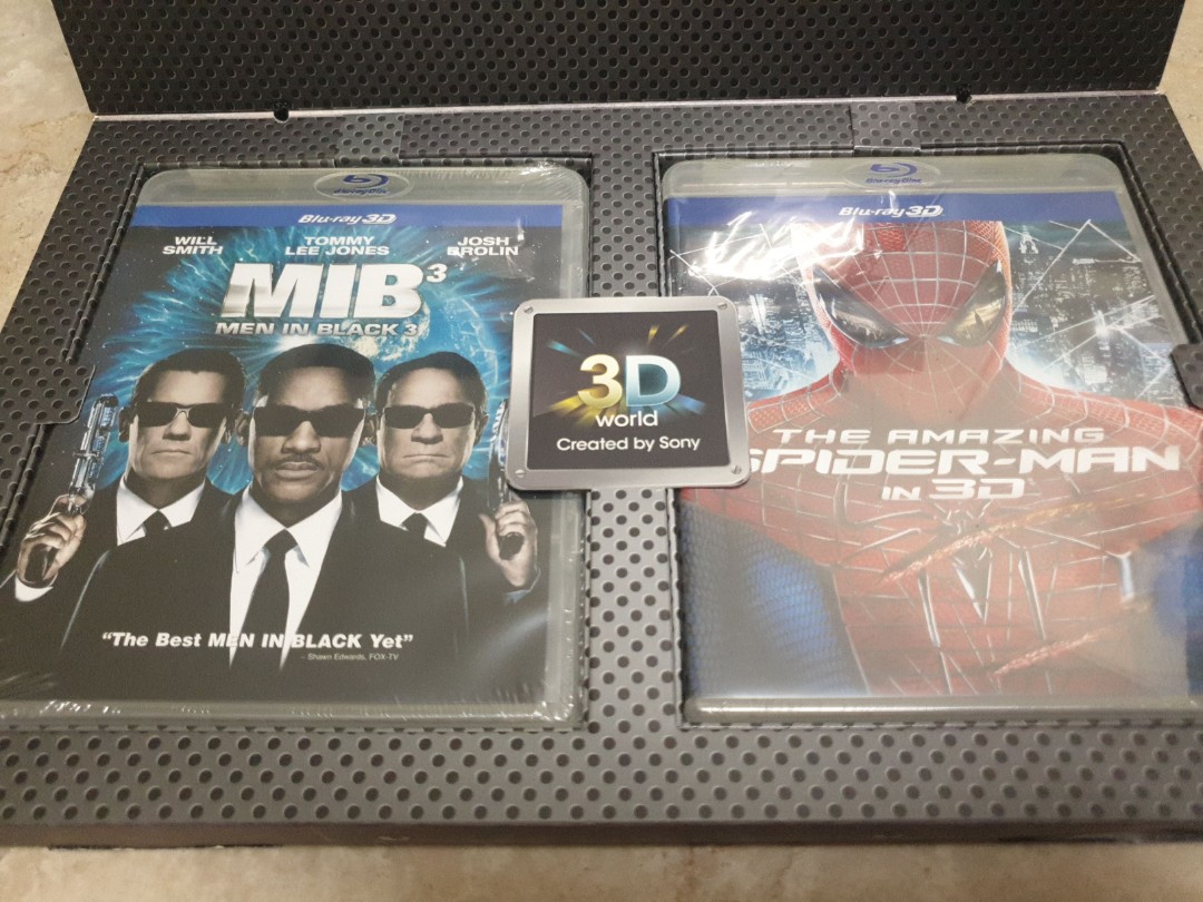 3D World Created by Sony Men in Black & The Amazing Spiderman in 3D Blu ...