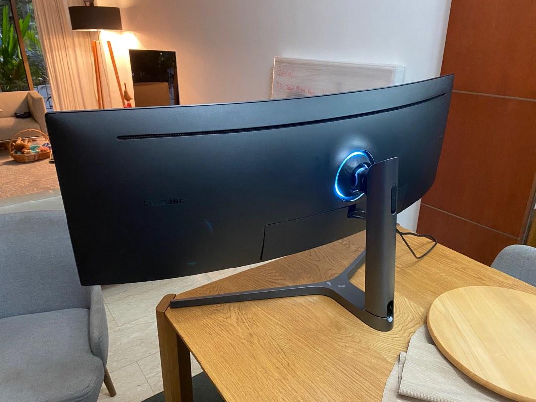 49" QLED Gaming Monitor with 32:9 Super Ultra-Wide Screen, Computers ...