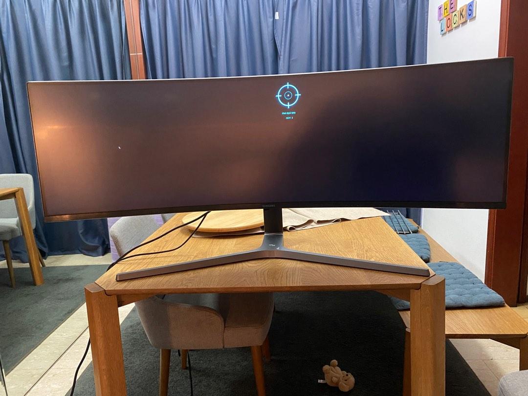49" QLED Gaming Monitor with 32:9 Super Ultra-Wide Screen, Computers ...