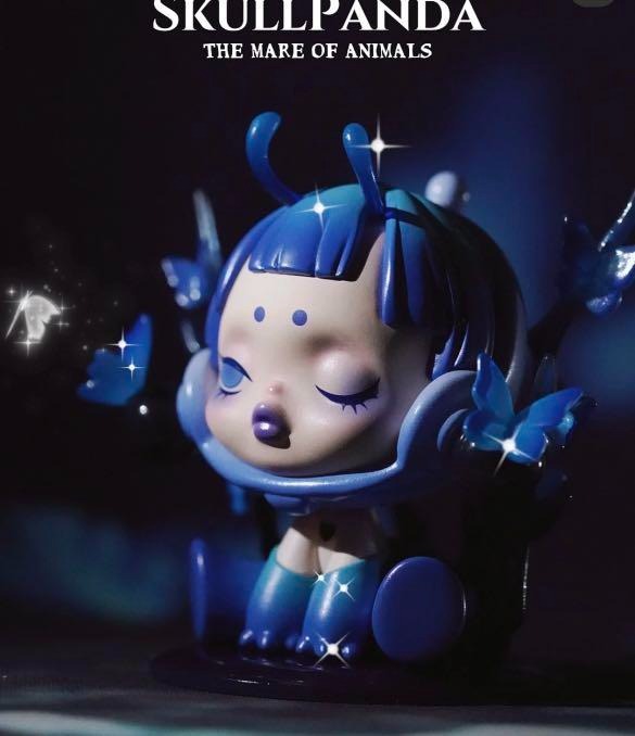 泡泡瑪特 POPMART Skullpanda 食夢動物 SP 藍閃蝶 現貨 盒玩 未拆袋, 書籍、休閒與玩具, 玩具、公仔、桌遊在旋轉拍賣