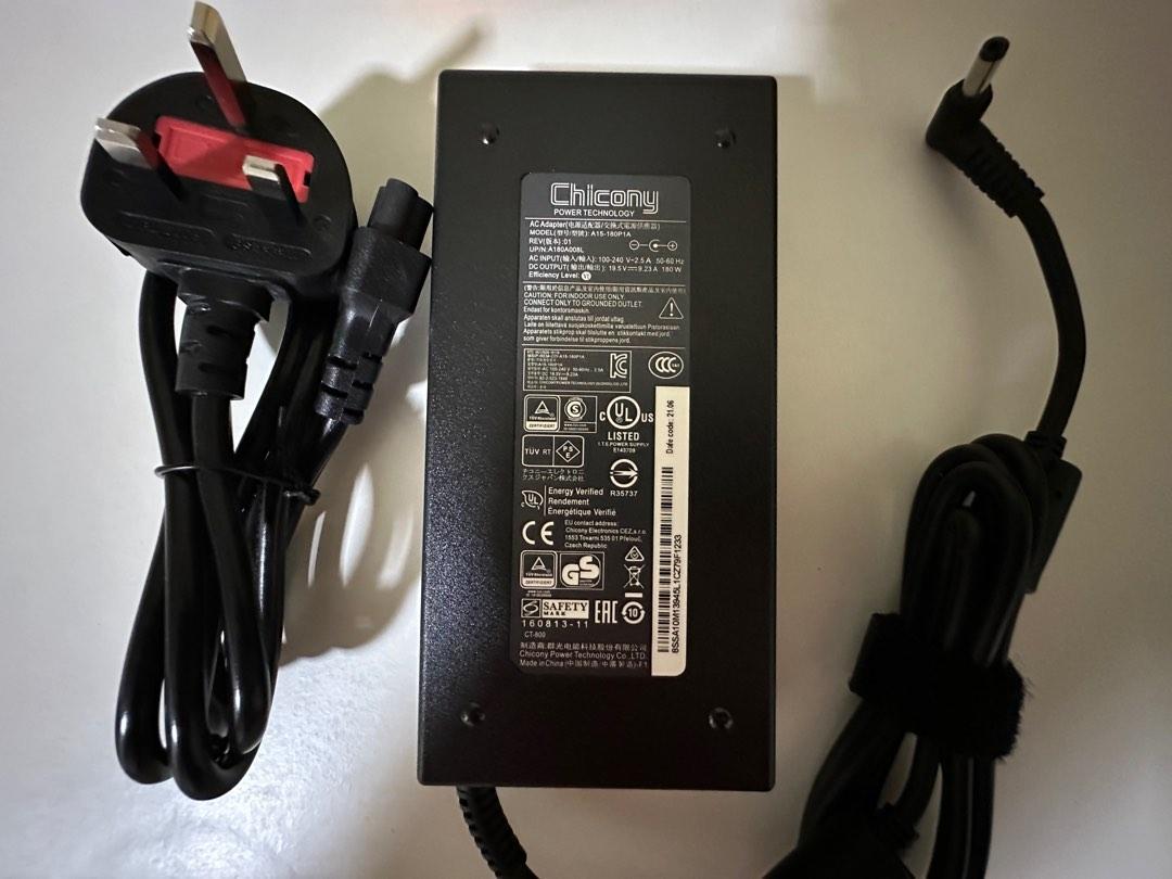 A17-180P4A CHICONY 19.5V 9.23A Laptop AC Adapter, 180W CHICONY 19.5V 9 ...