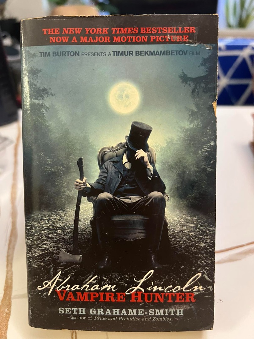 Abraham Lincoln Vampire hunter - Seth Grahame-Smith, Hobbies & Toys ...