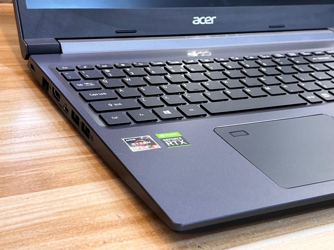 Acer Aspire 7 A715-42G AMD Ryzen 5 5500U 8GB RAM 512GB SSD RTX 3050 4GB ...