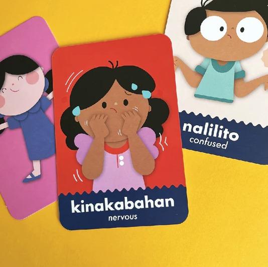 Adarna House Filipino-English Flashcards: Mga Damdamin (Emotions ...