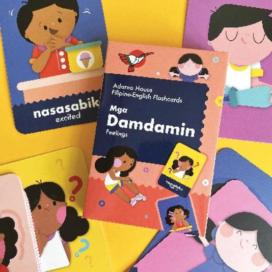 Adarna House Filipino-English Flashcards: Mga Damdamin (Emotions ...