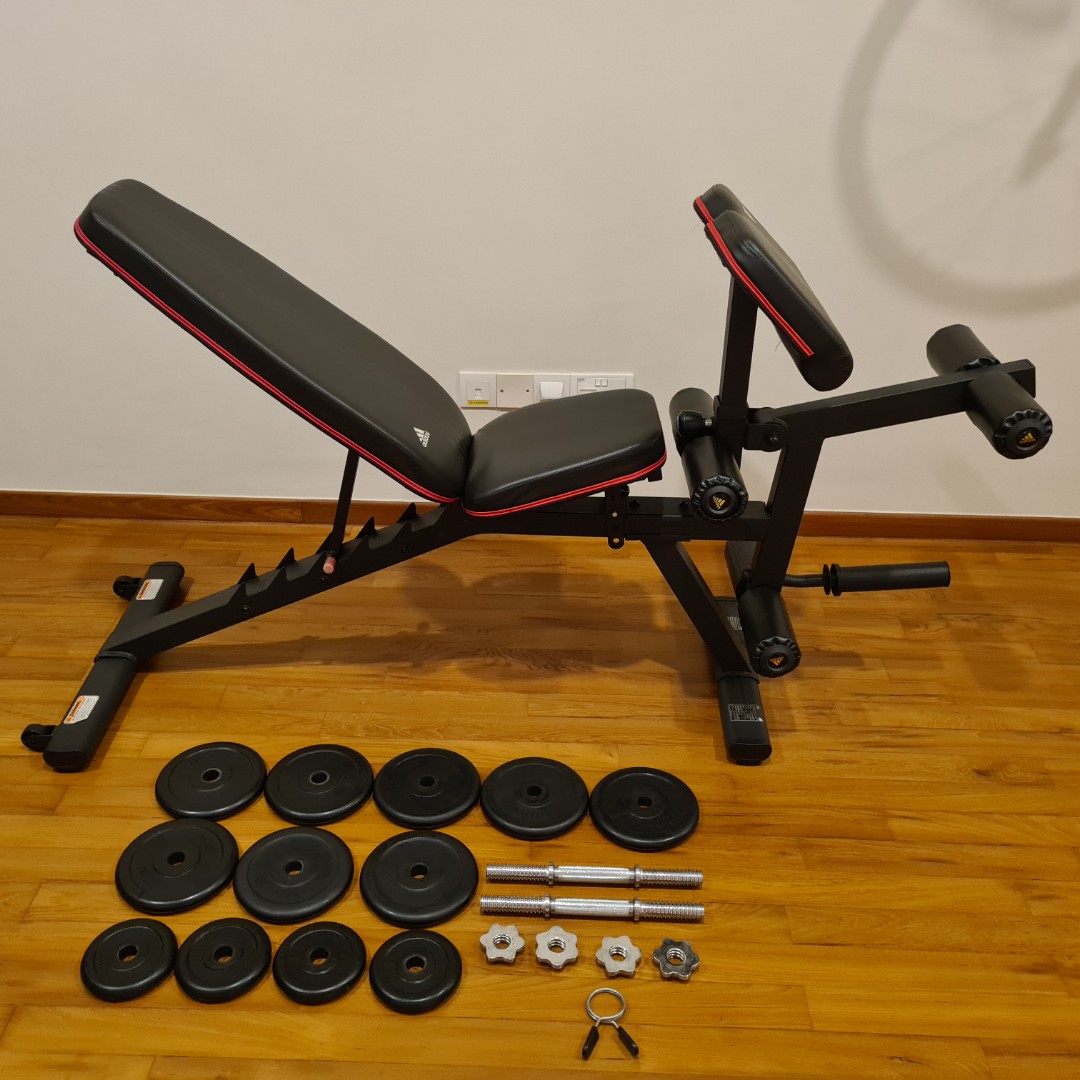 Adidas Workout Bench, Sports Equipment, Exercise & Fitness, Cardio ...