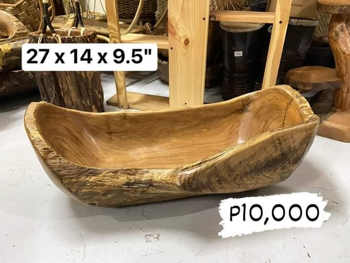 Antique Molave driftwood bowls, Furniture & Home Living, Home Decor ...