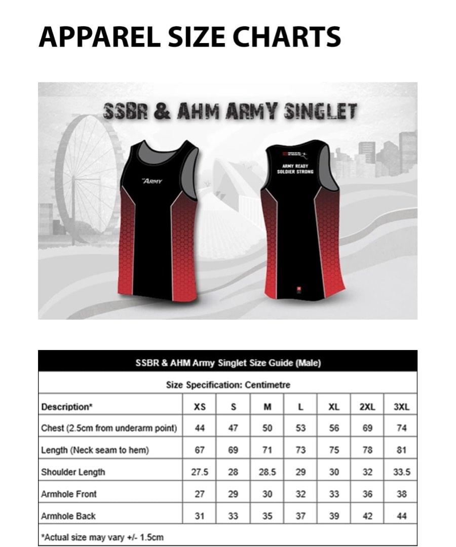 Army Running Singlet, Men's Fashion, Activewear on Carousell