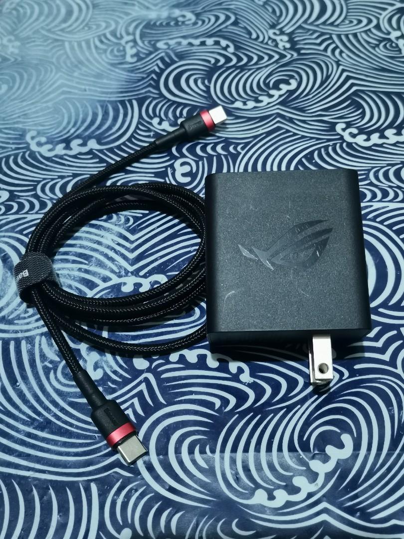 Asus Rog 65w charger, Video Gaming, Gaming Accessories, Cables ...