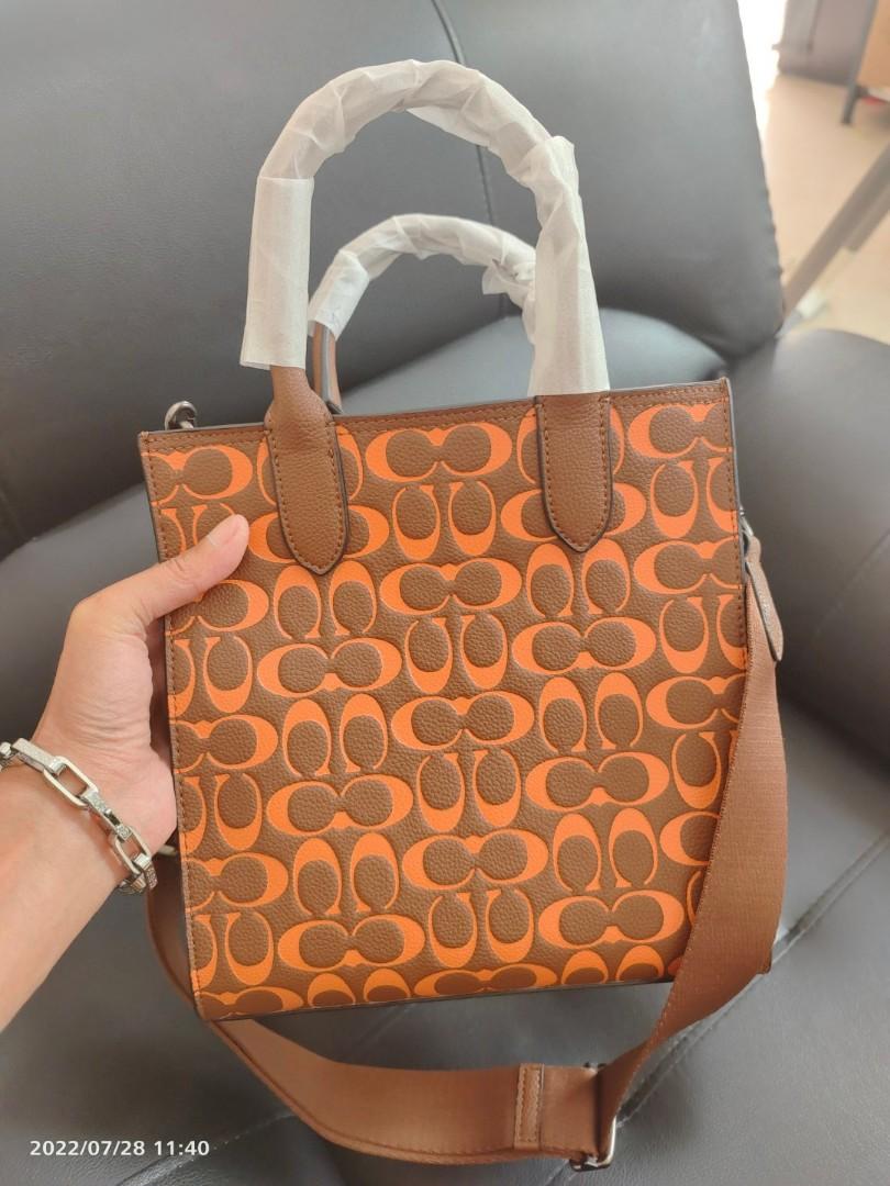 Authentic coach GOTHAM 24 Vertical Portable Crossbody Tote Bag, Women's ...