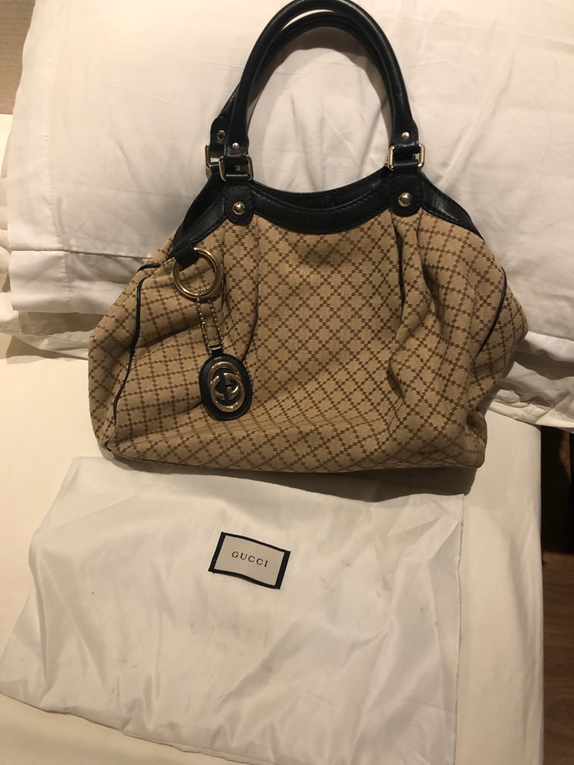 Authentic Gucci Sukey Bag - Medium, Luxury, Bags & Wallets on Carousell