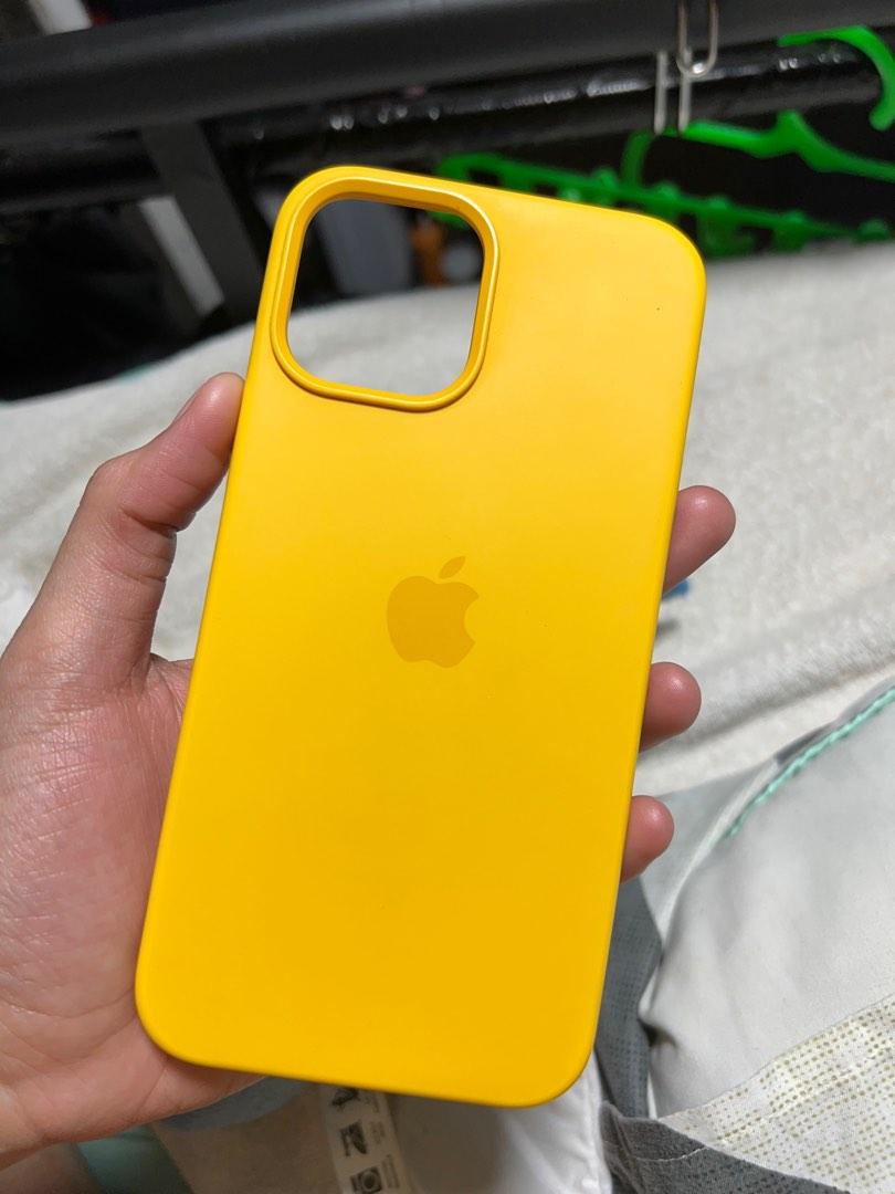 Authentic iPhone 12 Pro Max Silicone Case in Sunflower, Mobile Phones ...