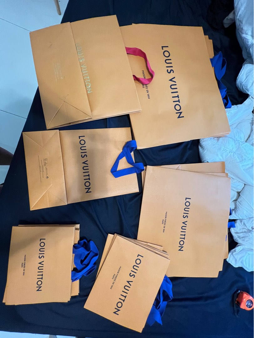 Authentic LV paper bag, Luxury, Accessories on Carousell