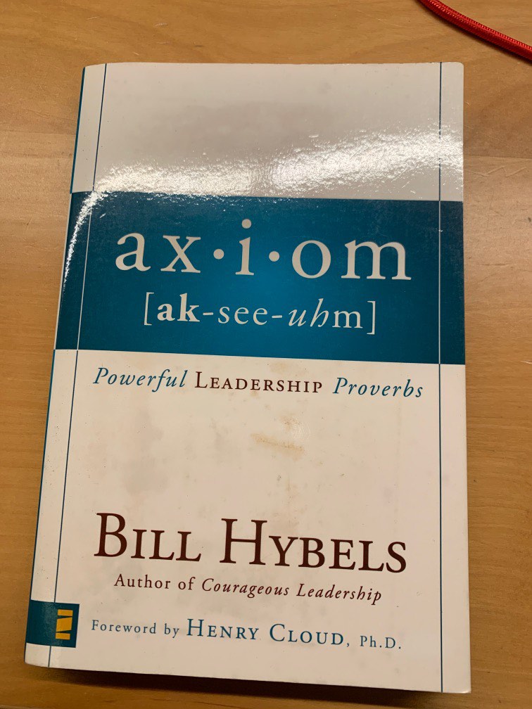Axiom powerful leadership proverbs book by bill hybels, Hobbies & Toys ...