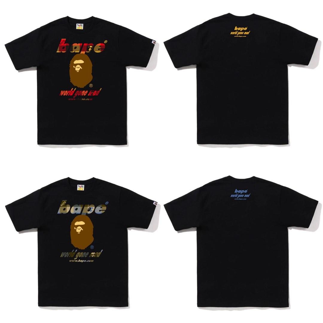 BAPE BLOCK CHECK WGM APE HEAD TEE, Men's Fashion, Tops & Sets, Tshirts & Polo Shirts on Carousell