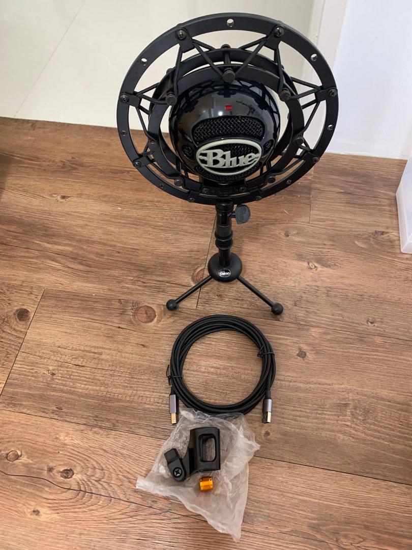 Blue Snowball Ice Microphone with Blue Radius II Shock Mount, Audio ...