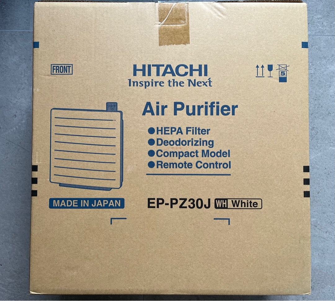 BNIB Hitachi Air Purifier EP-PZ30J (MADE IN JAPAN), TV & Home Appliances, Air Purifiers ...