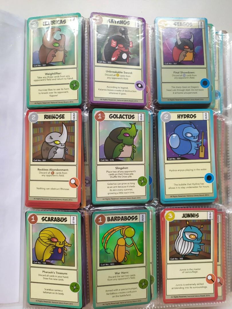 Book bug cards 1 $50, Hobbies & Toys, Toys & Games on Carousell