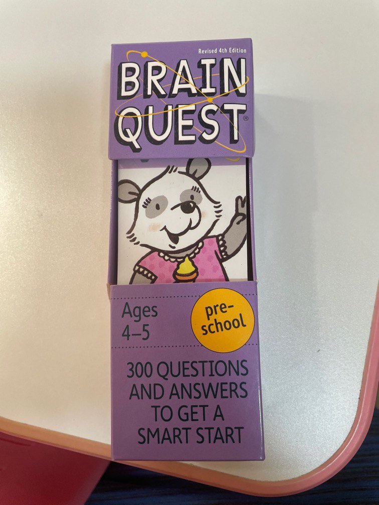 Brain Quest 300 Questions to get a smart start, Hobbies & Toys, Toys ...