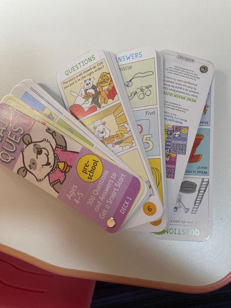 Brain Quest 300 Questions to get a smart start, Hobbies & Toys, Toys ...