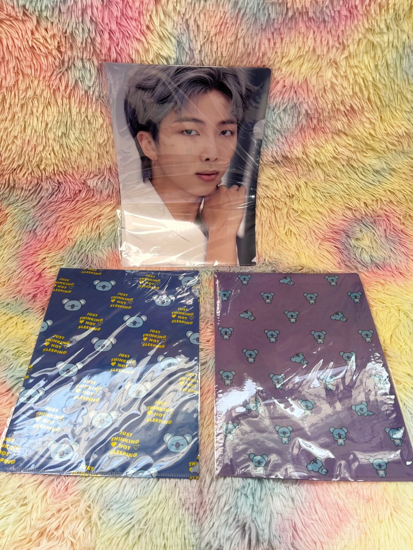 BTS RM BT21 Koya Assorted Clear File Folder, Hobbies & Toys ...