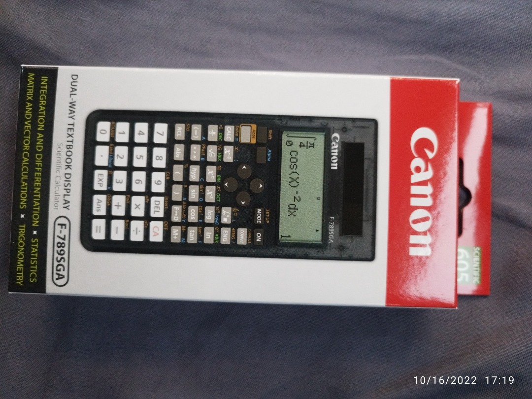 Canon F-789SGA Scientific calculator, Computers & Tech, Office ...