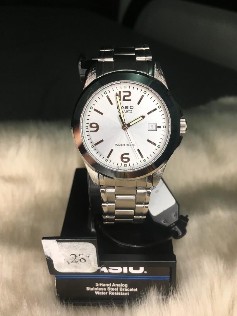 CASIO MEN'S MTP-1215A-7A STAINLESS STEEL ANALOG CASUAL DRESS QUARTZ ...