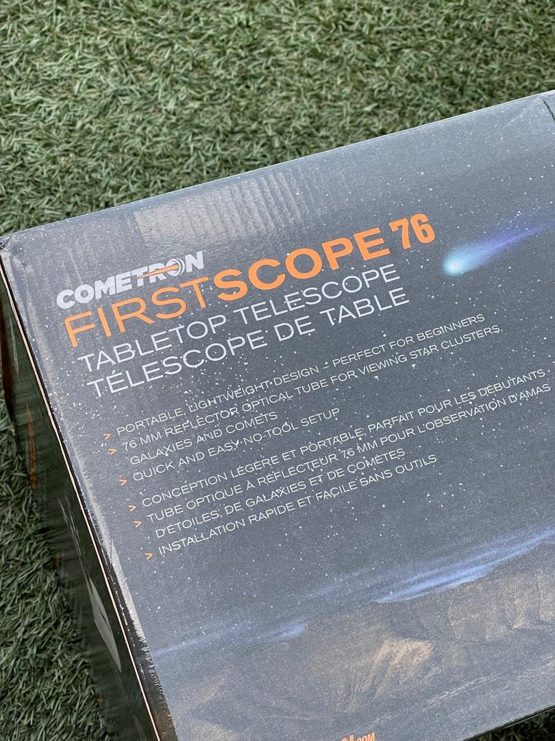 Celestron Cometron FirstScope 76 telescope, Everything Else on Carousell