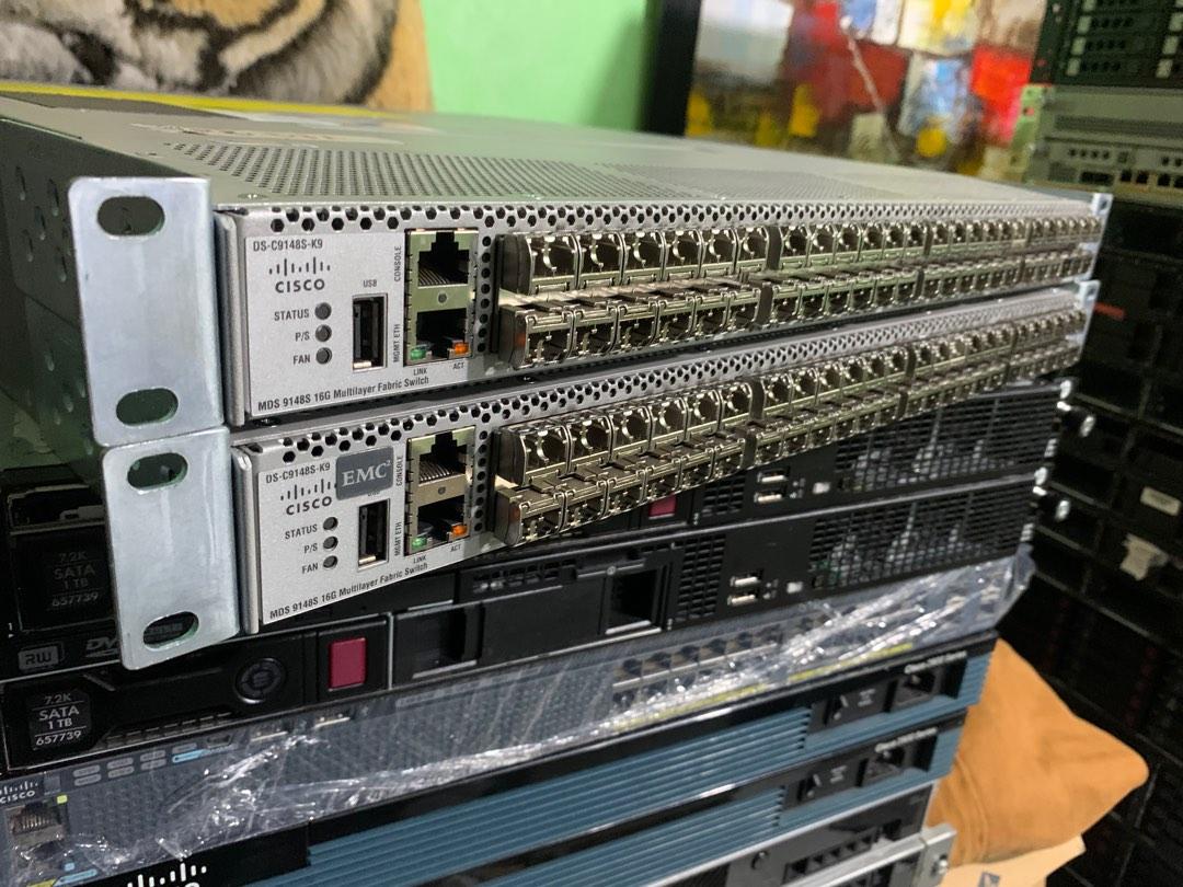 Cisco MDS 9148 48-Port Fibre Channel SAN Switch DS-C9148-16P-K9, Computers & Tech, Office ...