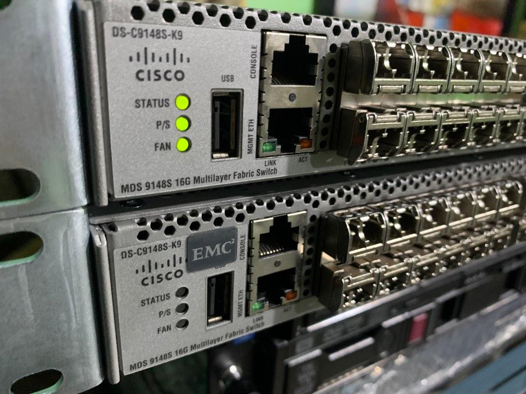 Cisco MDS 9148 48-Port Fibre Channel SAN Switch DS-C9148-16P-K9, Computers & Tech, Office ...