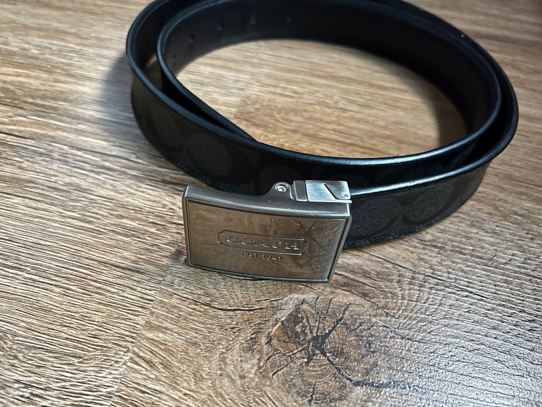 Coach reversible belt, Men's Fashion, Watches & Accessories, Belts on ...