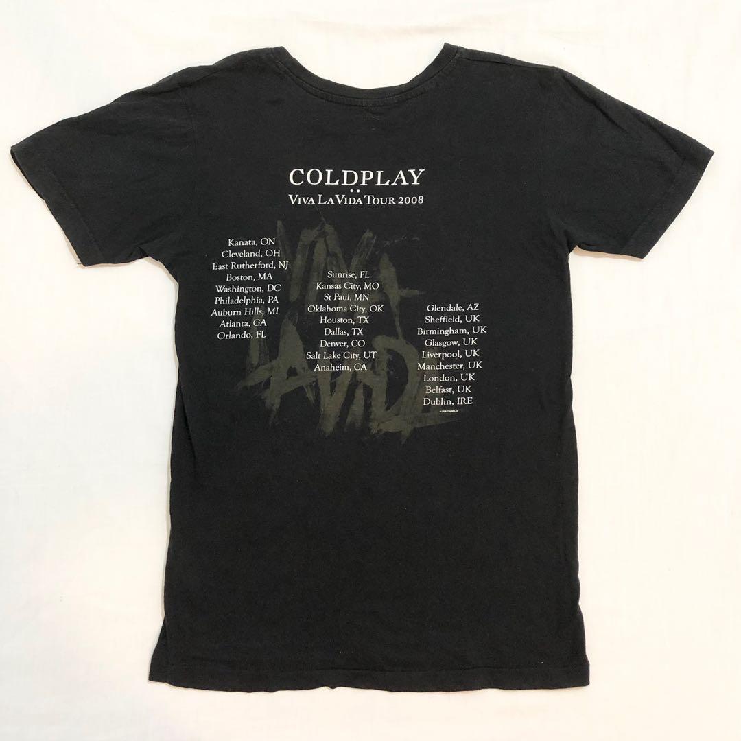 Coldplay Tour Band Shirt, Men's Fashion, Tops & Sets, Tshirts & Polo ...