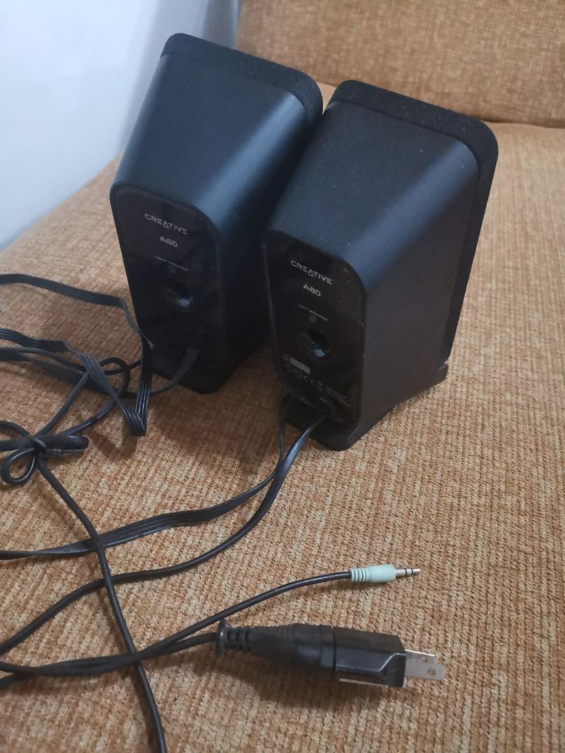 Creative Speakers - creative a60, aux, computer speaker, pc speaker ...