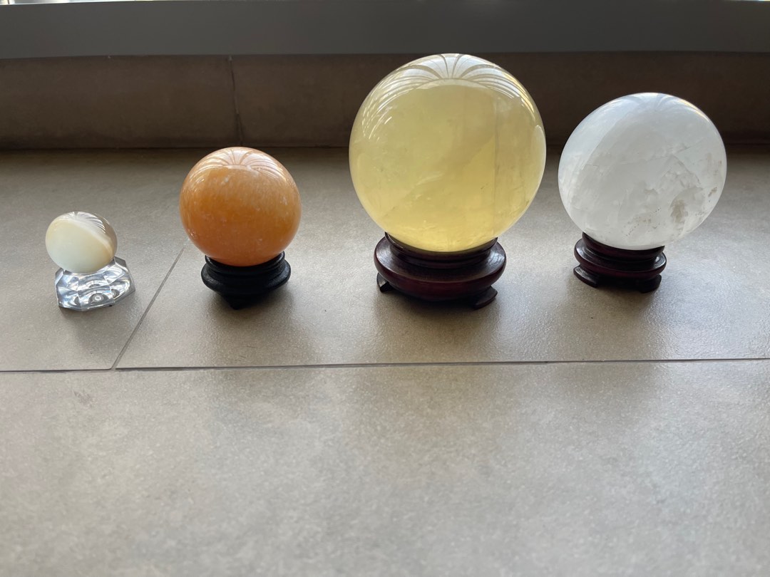 Crystal ball Set, Furniture & Home Living, Home Decor, Other Home Decor ...