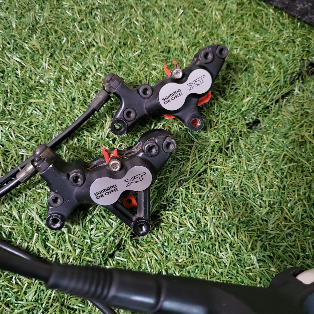 Deore XT brake set, Sports Equipment, Bicycles & Parts, Parts ...