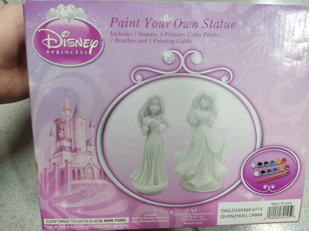 Disney Princess Paint Your Own Statue - Rapunzel Tangled and Ariel ...